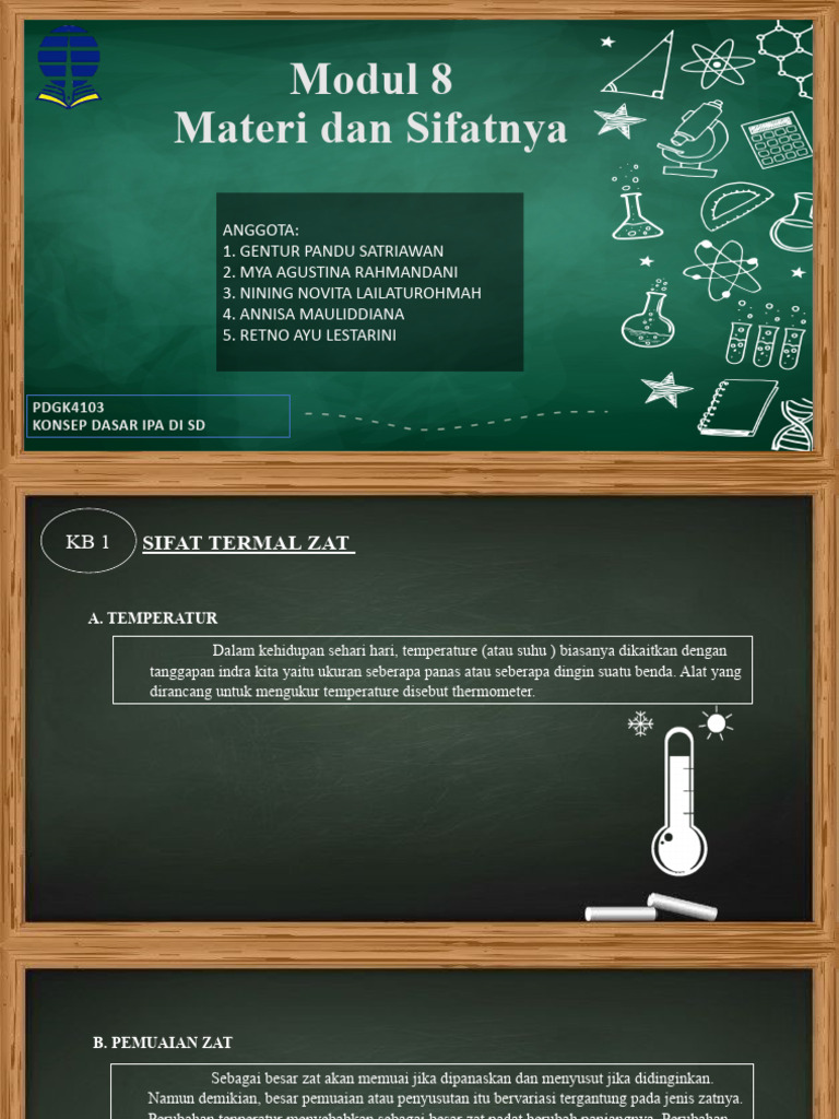 IPA MODUL 8 Materi Dan Sifatnya | PDF