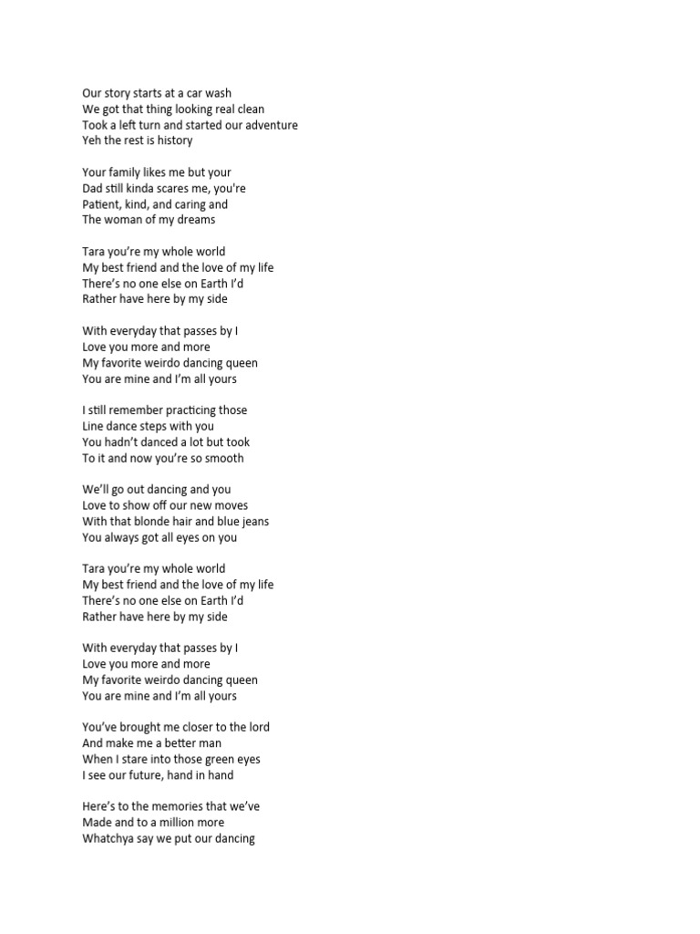 Song Lyrics | PDF