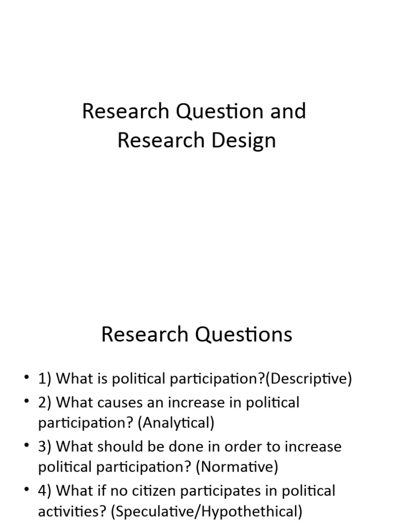 Political Participation Research Guide | PDF | Theory | Cognition