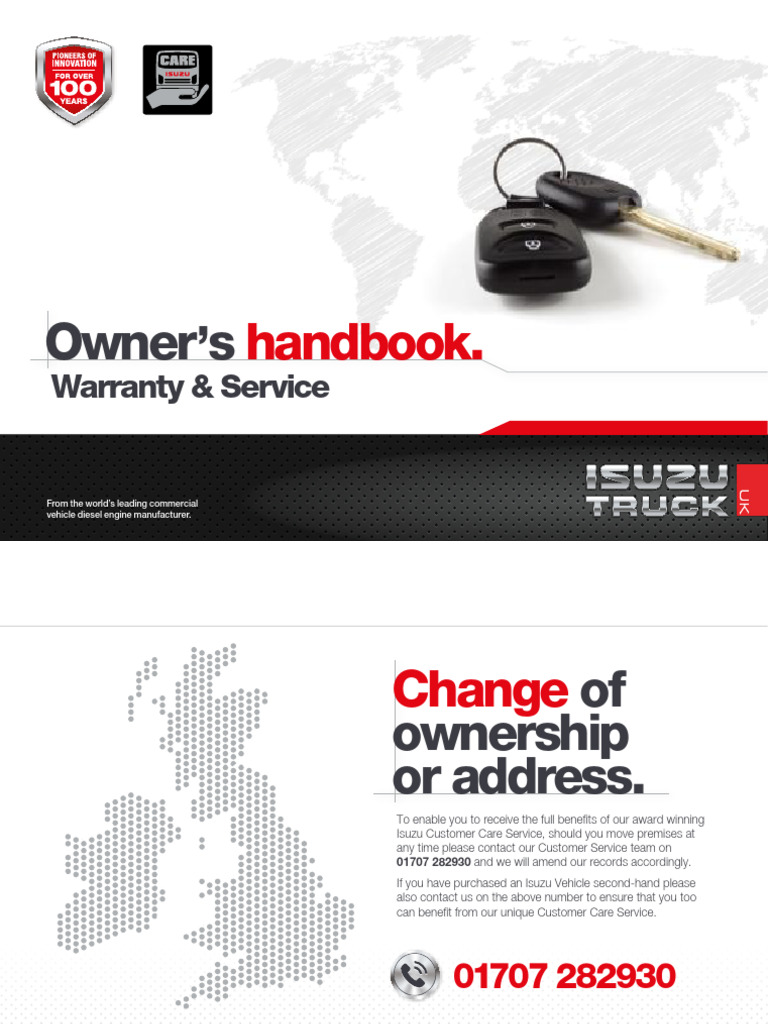 Isuzu Service Book | PDF | Truck | Brake