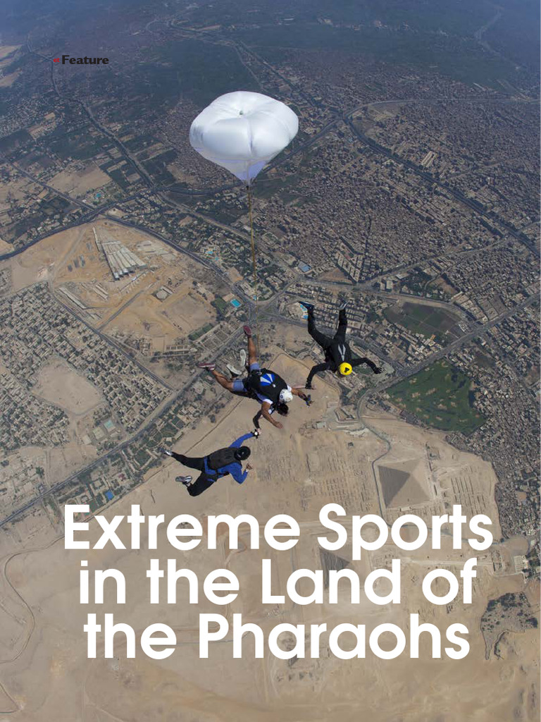Skydiving Over Egypt's Pyramids | PDF | Egypt | Parachuting