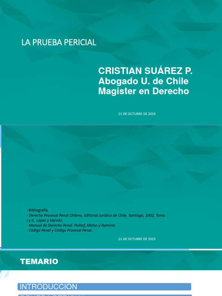 Clase 3 Antecedentes Del Perito Judicial Diplomado En Peritaje