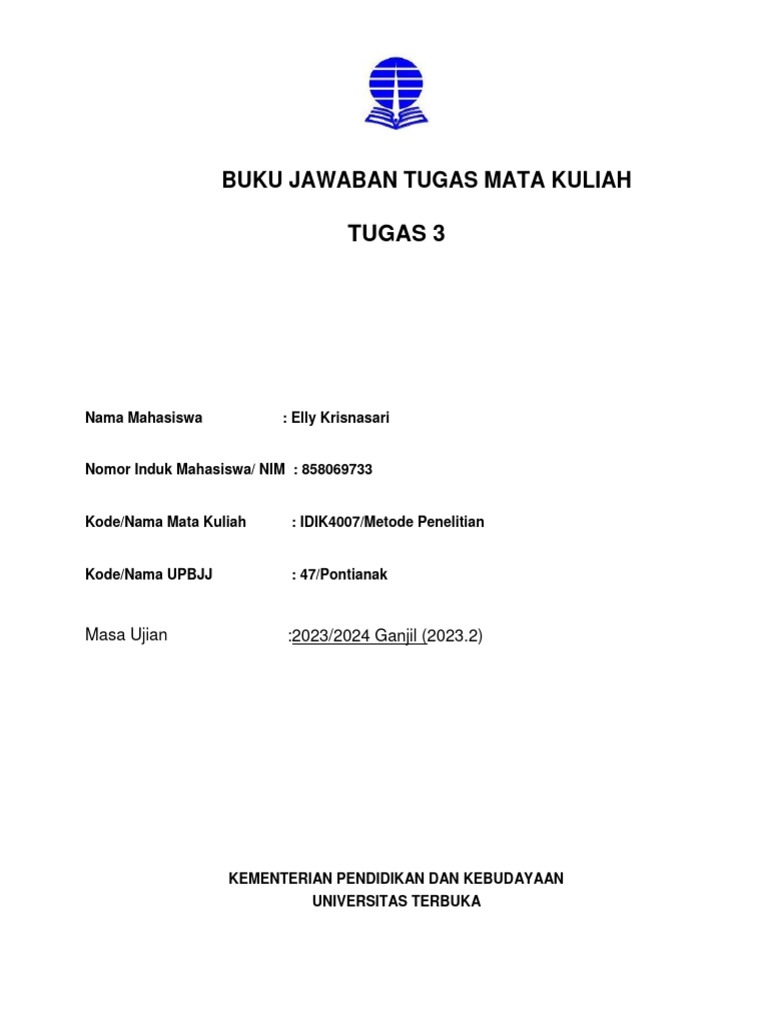 TMK 3 Penelitian | PDF | Seni