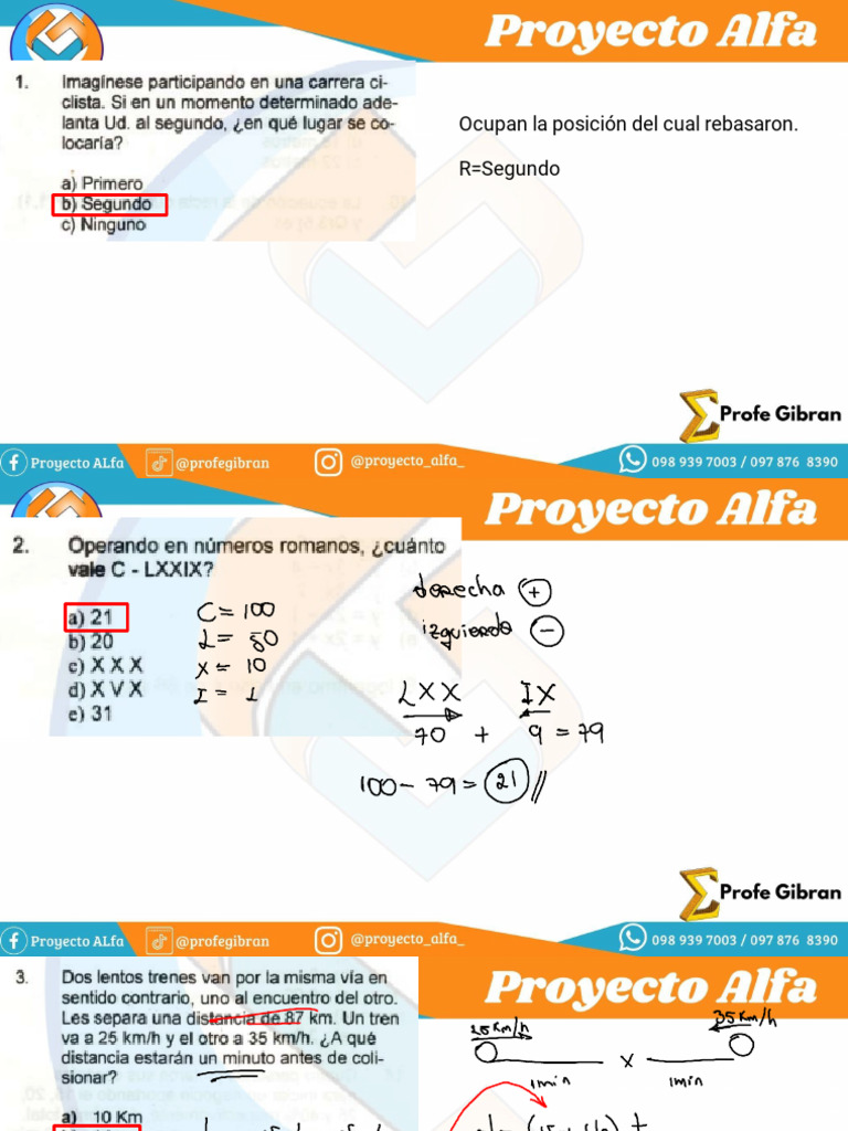 RESUELTO FOLLETO UTA Proyecto Alfa | PDF