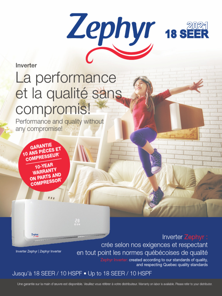 Zephyr 18SEER Brochure2021 | PDF