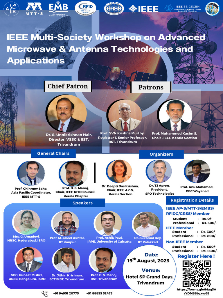 IEEE Multi-Society Workshop On Advanced RF, Microwave & Antenna ...
