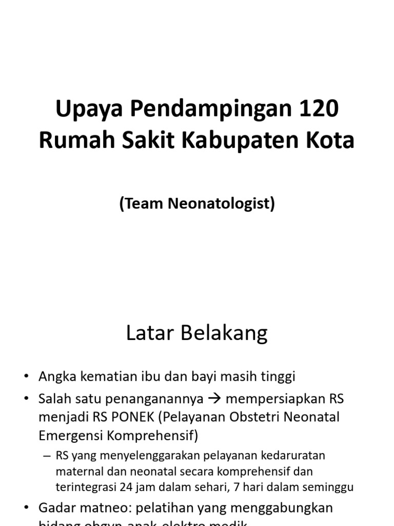 Instrumen Monitoring Neonatus - Prof Rina | PDF | Kesehatan Holistik ...