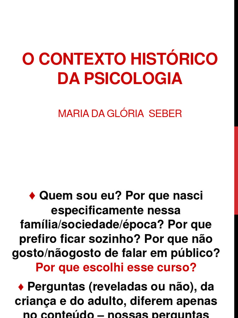 História da Psicologia e Filosofia | PDF | Psicologia | Behaviorismo