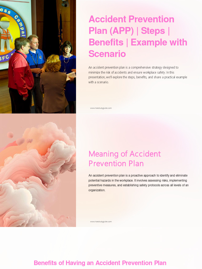 Accident Prevention Plan APP or Steps or Benefits or Example With ...