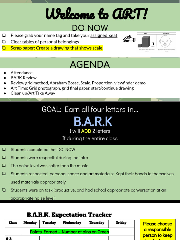 7th Grade Grid Lesson | PDF | Drawing | Paintings