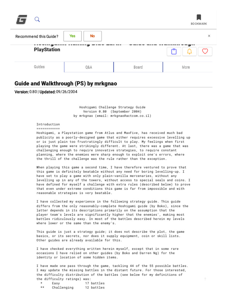 Hoshigami - Ruining Blue Earth - Guide and Walkthrough - PlayStation ...