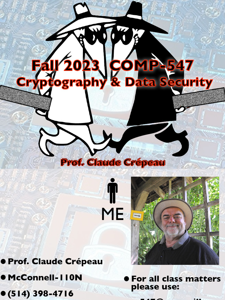 Lec 01 | PDF | Cryptography | Encryption