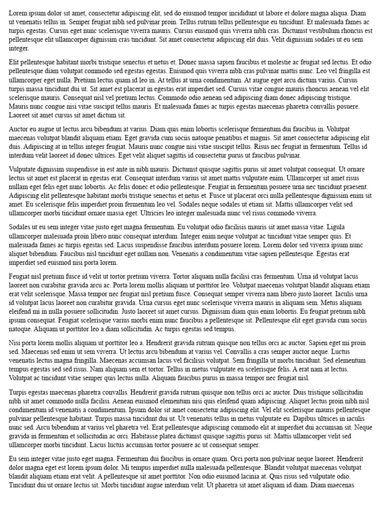 Lorem Ipsum A4 | PDF