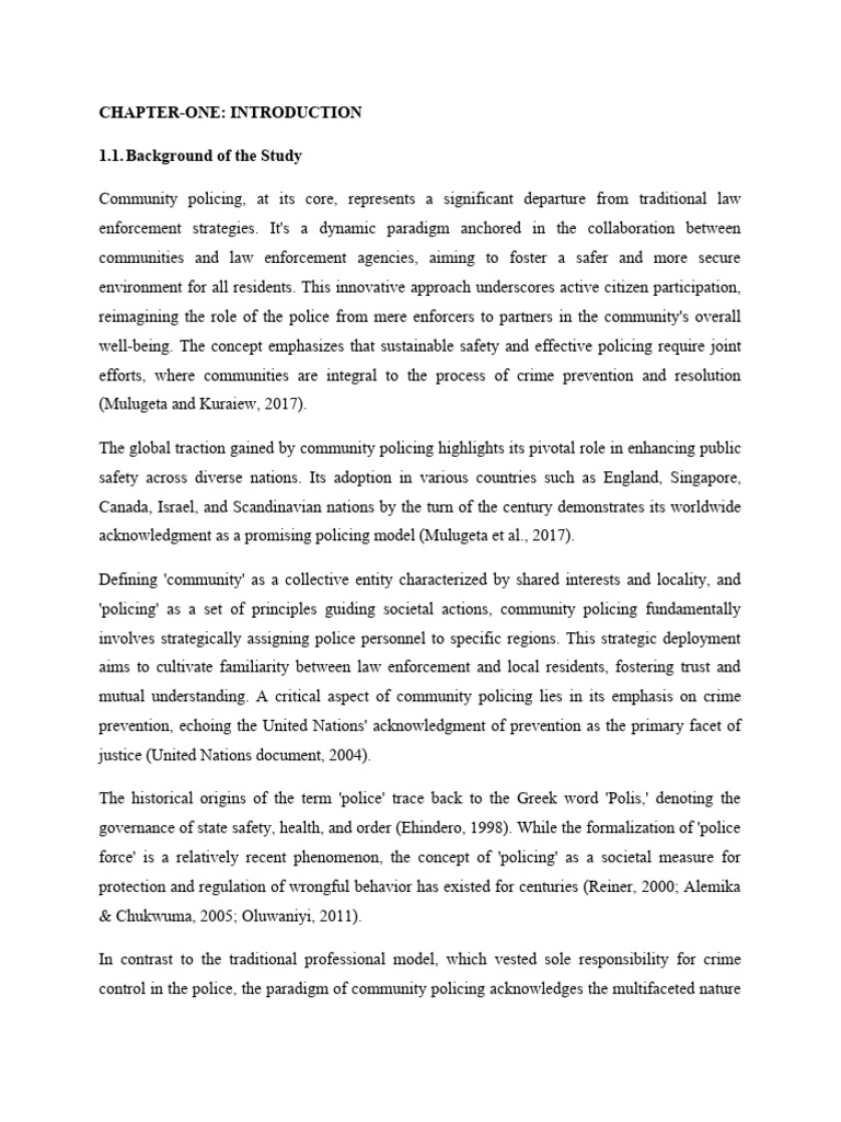 Proposal | Download Free PDF | Community Policing | Sampling (Statistics)