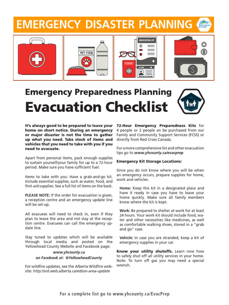Emergency Planning Checklist Info | PDF | Emergency Evacuation | Emergency Management