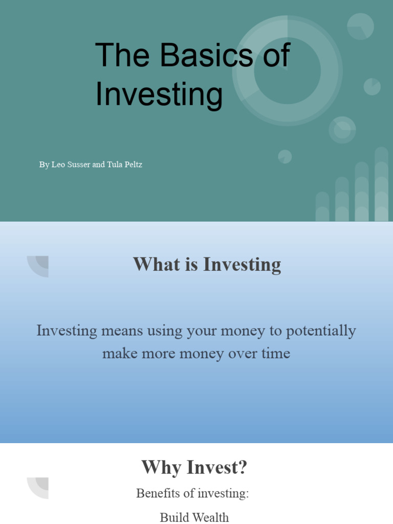 The Basics of Investing | PDF