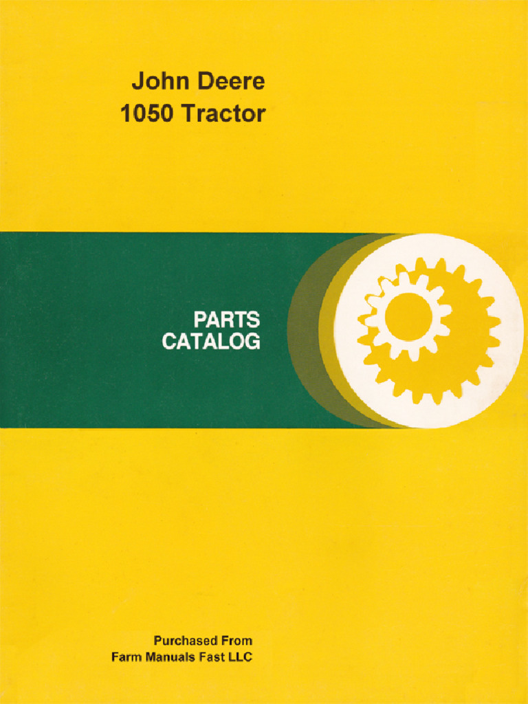 John Deere 1050 Tractor Specifications | PDF | Clutch | Tractor