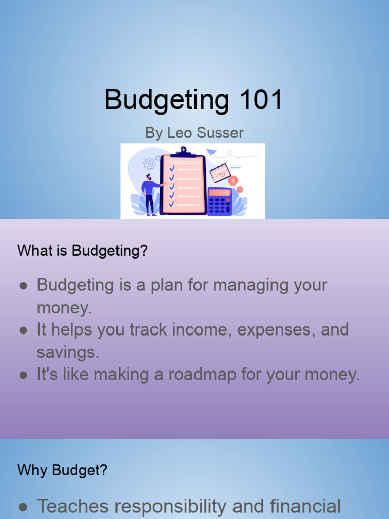 Budgeting 101 | PDF
