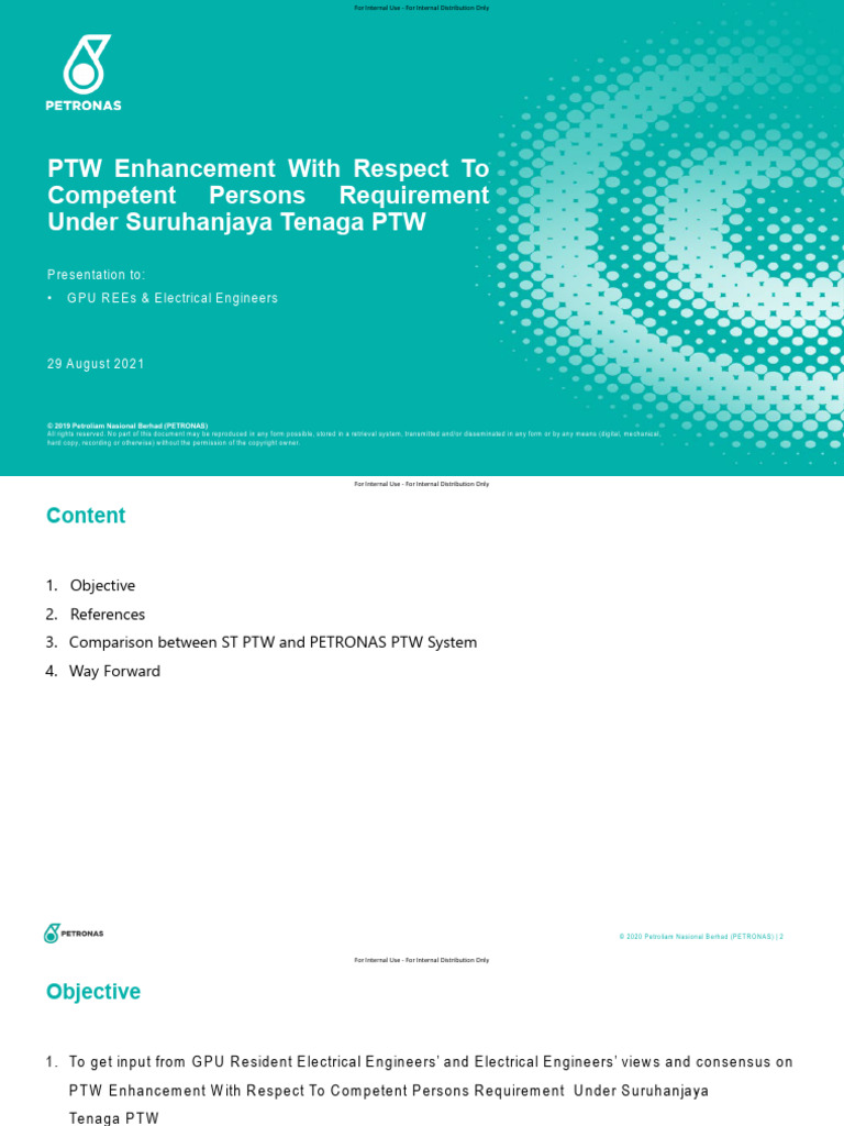 PETRONAS PTW-EIC-LoEA and EC New PTW (For ST) (Final V1) 1 1 | PDF PETRONAS PTW-EIC-LoEA and EC New PTW (For ST) (Final V1) 1 1 | PDF