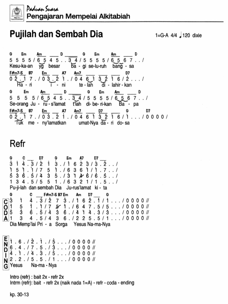 Ps3013 - Pujilah Dan Sembah Dia | PDF Ps3013 - Pujilah Dan Sembah Dia | PDF