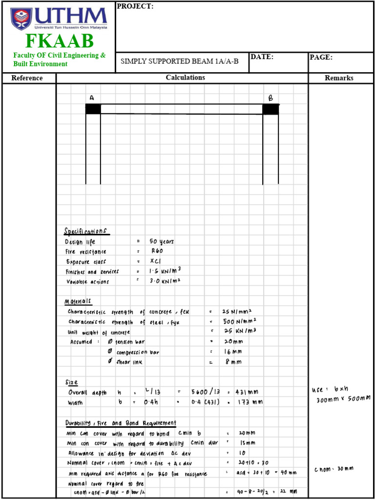 Simply Supported Beam Alin | Download Free PDF | Building Technology | Structural Engineering