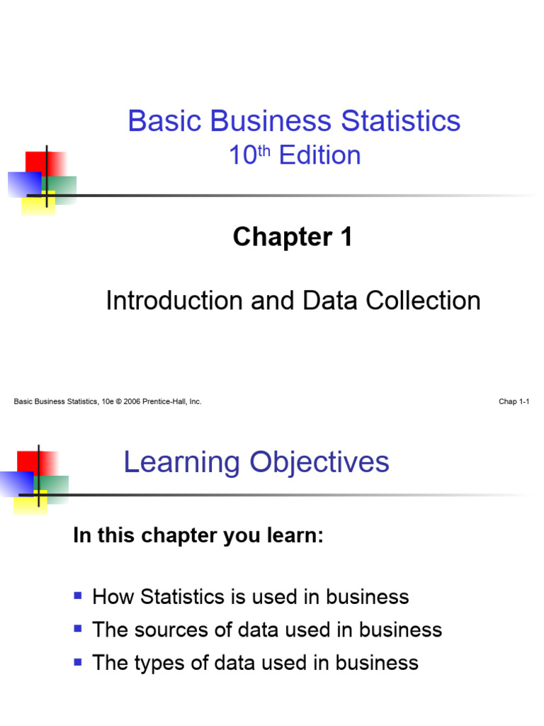 BBS10 PPT ch01 | PDF | Statistics | Level Of Measurement