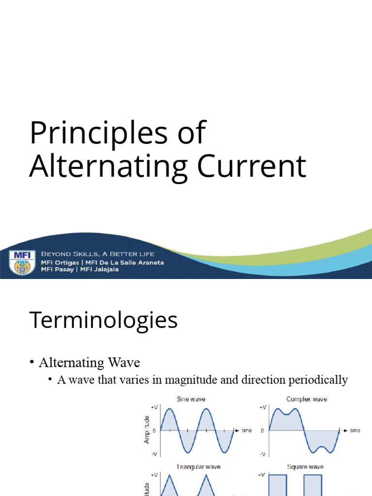 AC Circuit Fundamentals & Terminologies | PDF | Inductor | Alternating Current