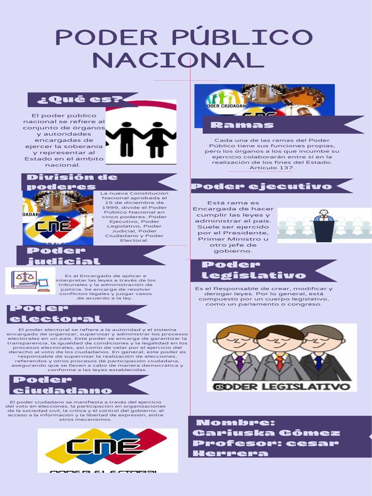 Infografía Poder Público Nacional - 20231128 - 105133 - 0000 | PDF ...