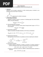 Class 12 - Aldehydes & Ketones - All Reactions | PDF | Aldehyde | Ester
