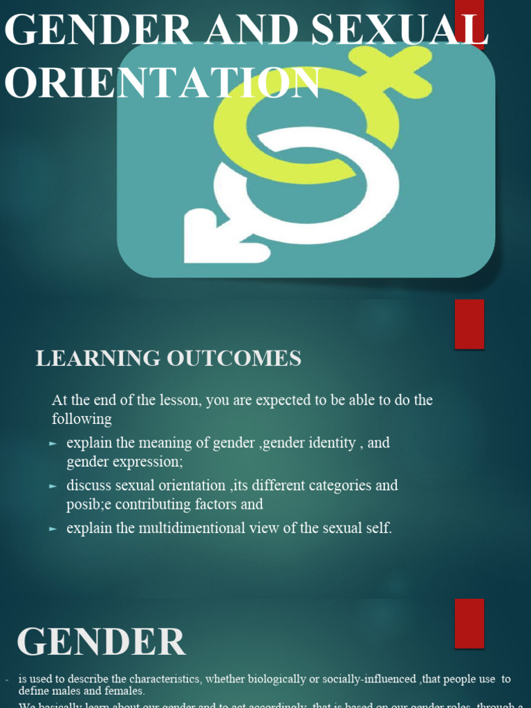 Gender-And-Sexual-Orientation (1) 2 | PDF | Gender Studies | Gender