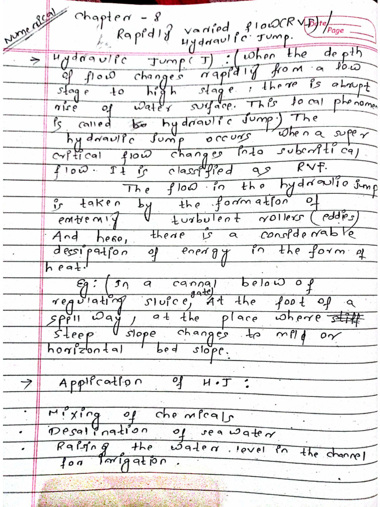 Hydraulic Jump | PDF