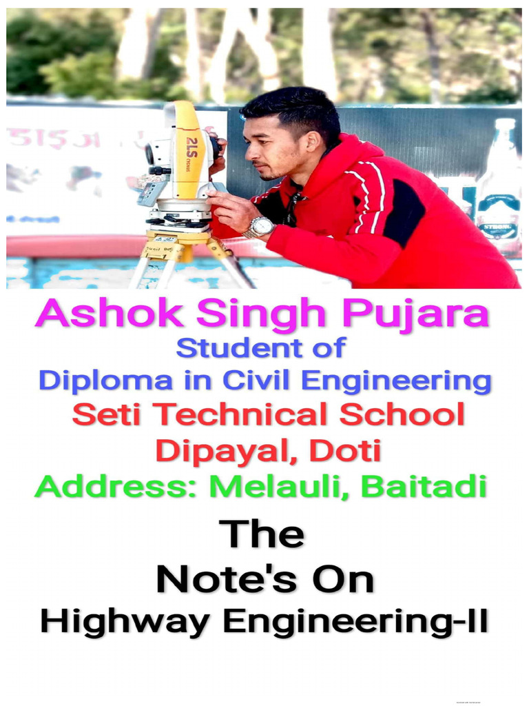 Highway Engineering-II Class Note | PDF