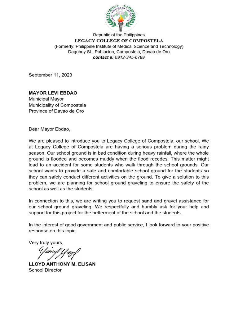 Request Letter | PDF
