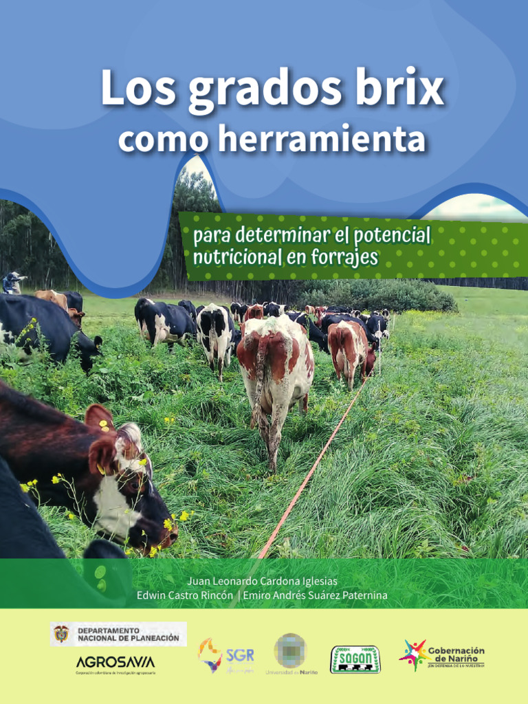 Grados Brix Agrosavia | PDF | Pasto | Carbohidratos