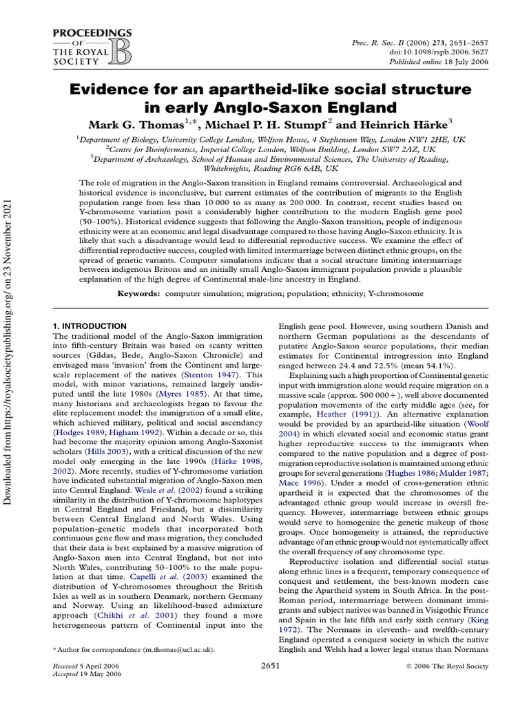 Apartheid Social Structure | PDF | Anglo Saxons | Miscegenation