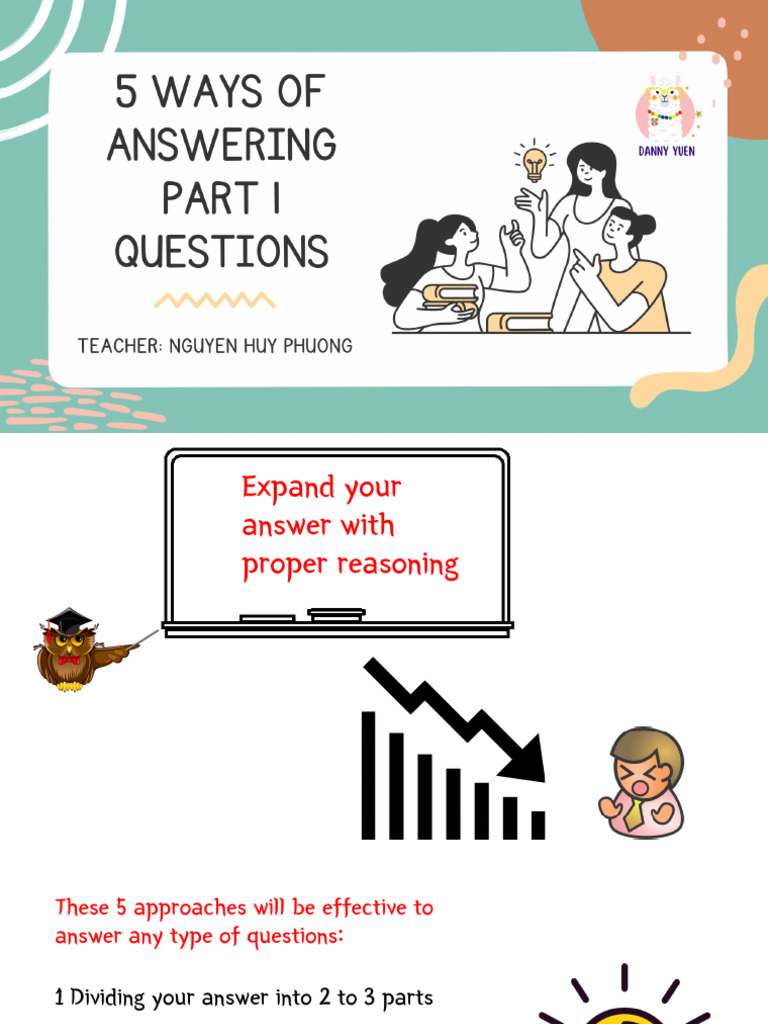 5 Ways of Answering Part 1 Questions | PDF | Cooking | Food And Drink