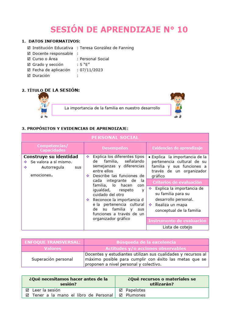 Importancia de la familia en el desarrollo | PDF | Familia | Parentesco