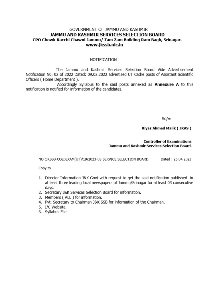 Forensics Syllabus 25042023 | PDF