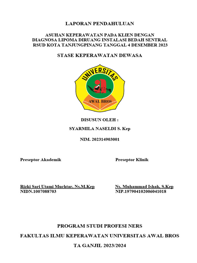 LP Lipoma Syarmila | PDF