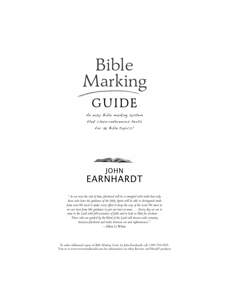 Bible Marking Guide - Sample Chapter 9780828024006 | PDF | Daniel ...