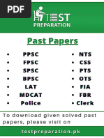 FGEI EST Past Papers 2024 Guide | PDF | Project Based Learning | Learning
