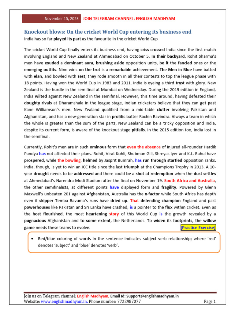 Knockout Blows | PDF | Cricket