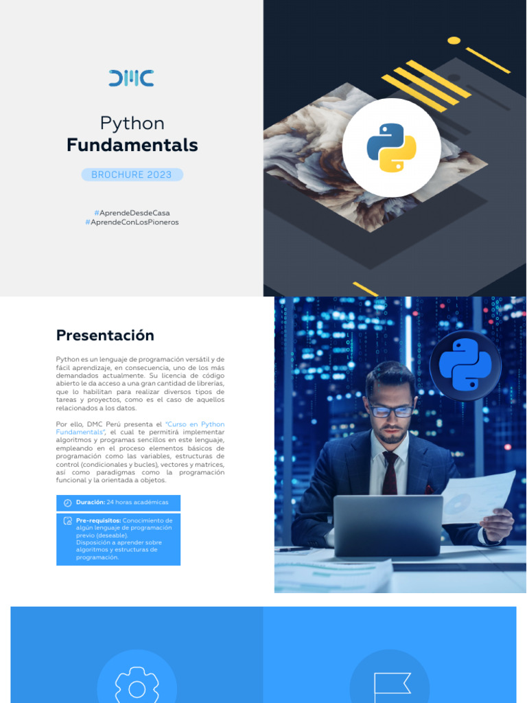 Brochure Python Fundamentals | Descargar gratis PDF | Python (lenguaje de programación ...