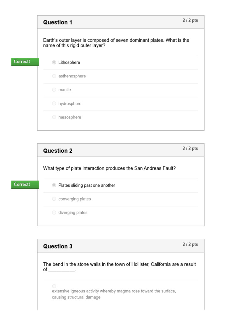 Part X Video Quiz 3 San Andreas Field Trip Jack Stauber-1 | PDF | Fault ...