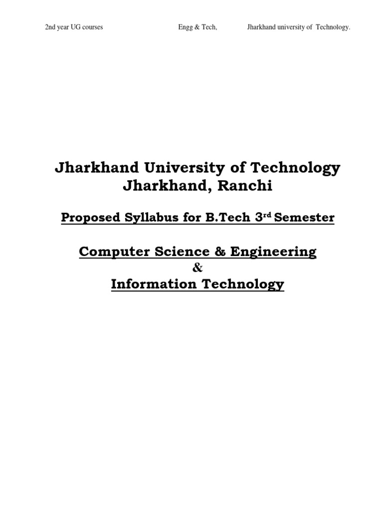 JUT Syllabus 3rd Sem | PDF | Class (Computer Programming) | Inheritance (Object Oriented ...