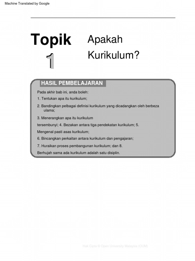 07 HPGD1103 T1 (Kurikulum Sebagai Proses, Pembangunan Kurikulum ...