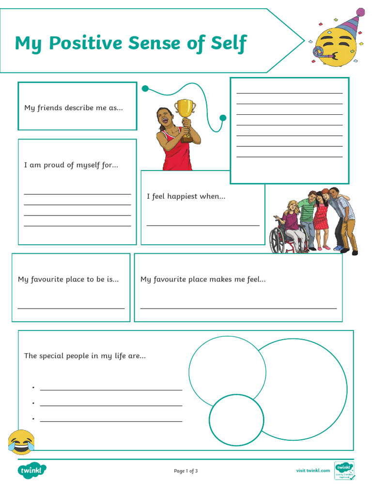 T LF 1658138455 My Positive Sense of Self Ver 1 | PDF | Psychology ...