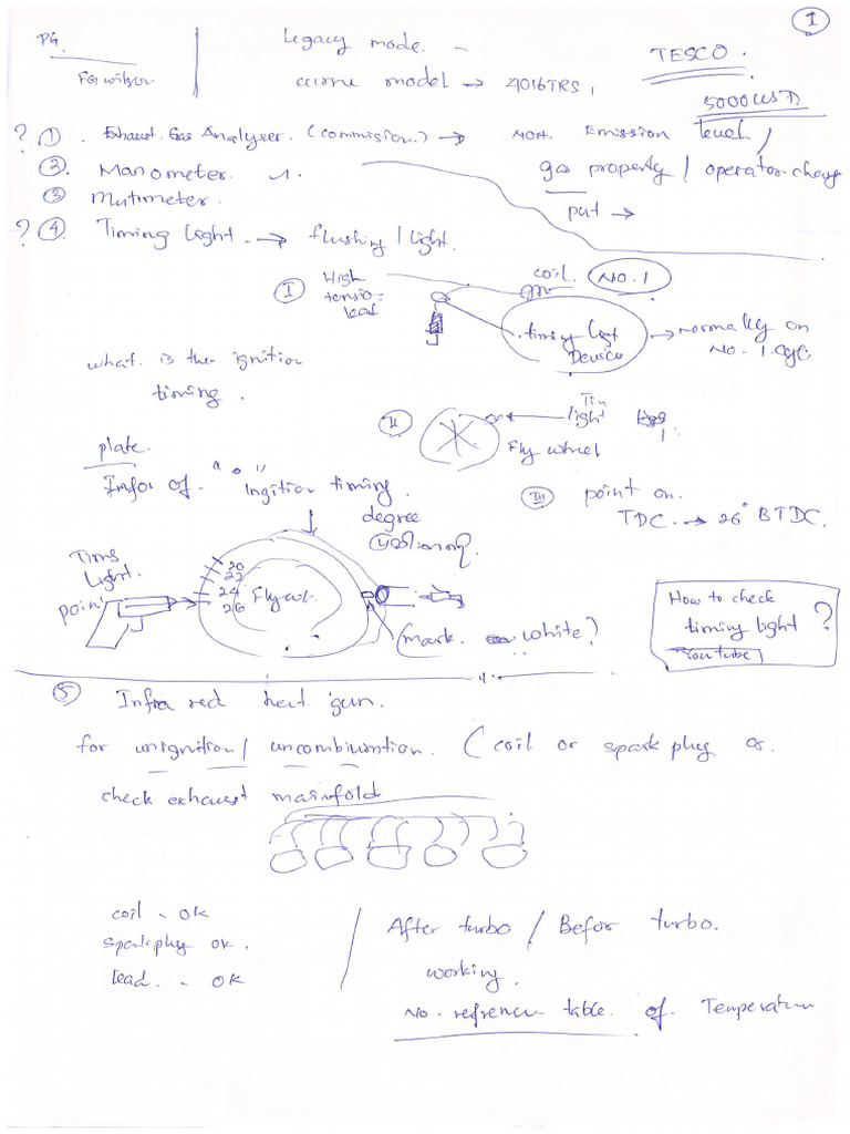 Gas Engine Training Notes by Neon | PDF