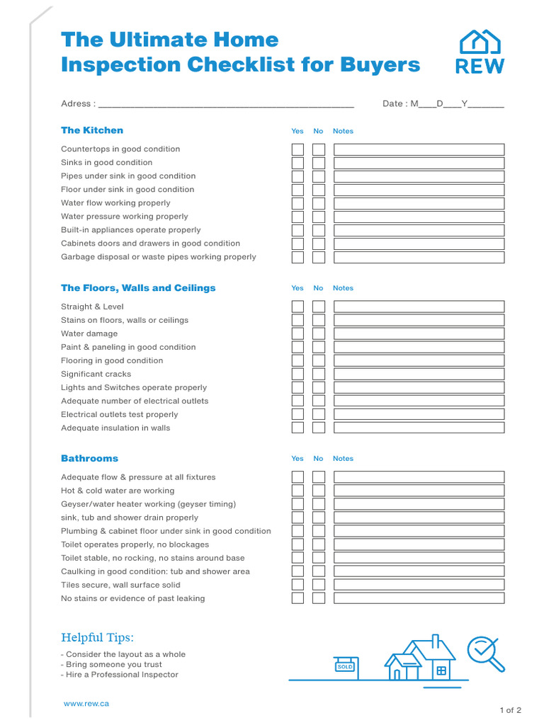 Ultimate Inspection Checklist | PDF | Water Heating | Sink