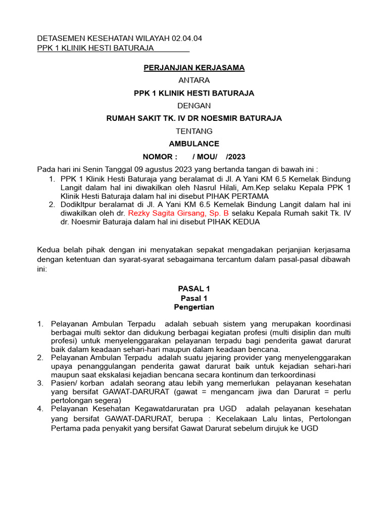 Mou Ambulance | PDF | Sains & Matematika